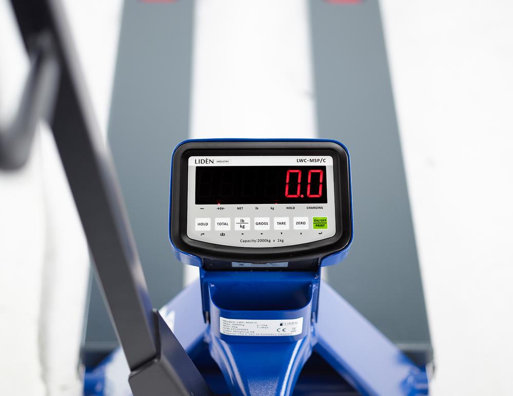 Pallet lift scale LWC-MSP/C › Lidén Weighing